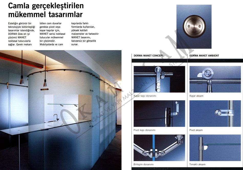 OKAN CAM - Cam aksesuarları, Sürme Kapılar, Kayar ve Katlanır Camlı ...